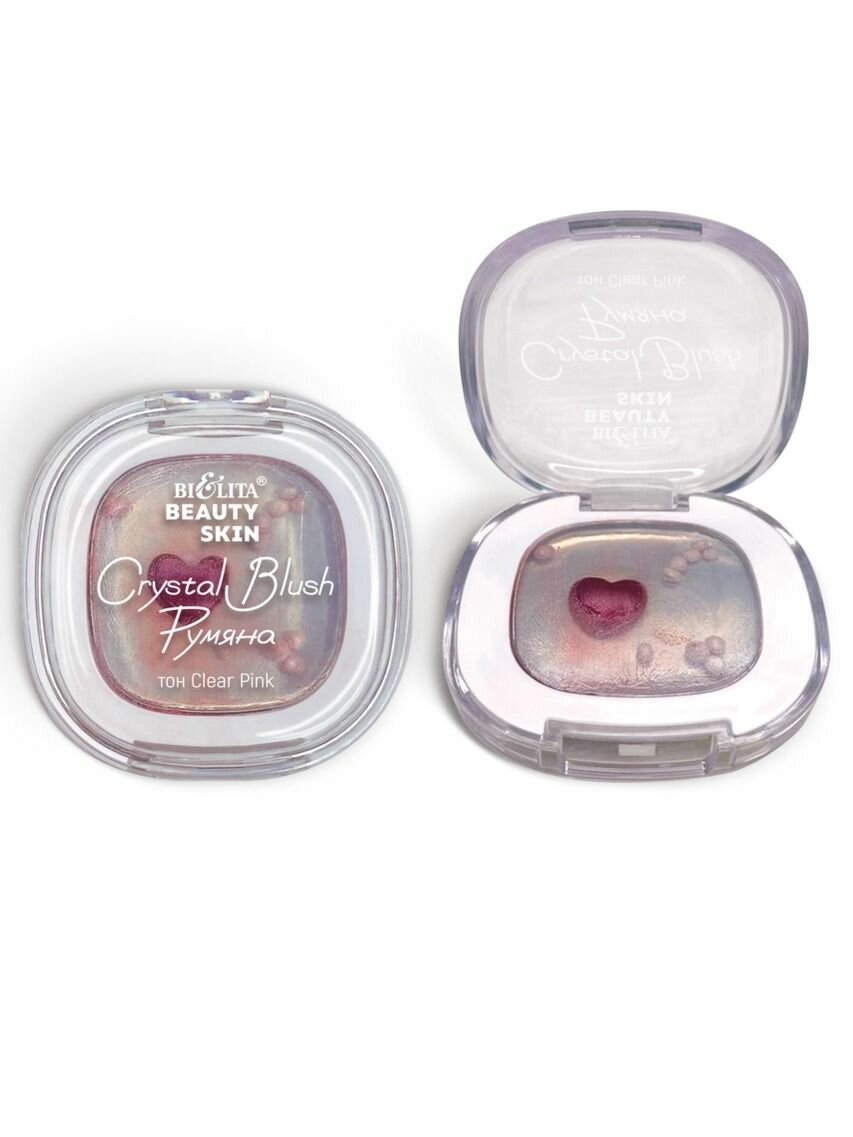 Румяна для лица Белита Beauty Skin Crystal Blush тон clear pink Белита