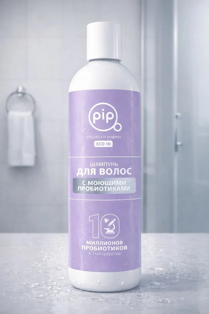 PiP Шампунь для волос с моющими пробиотиками