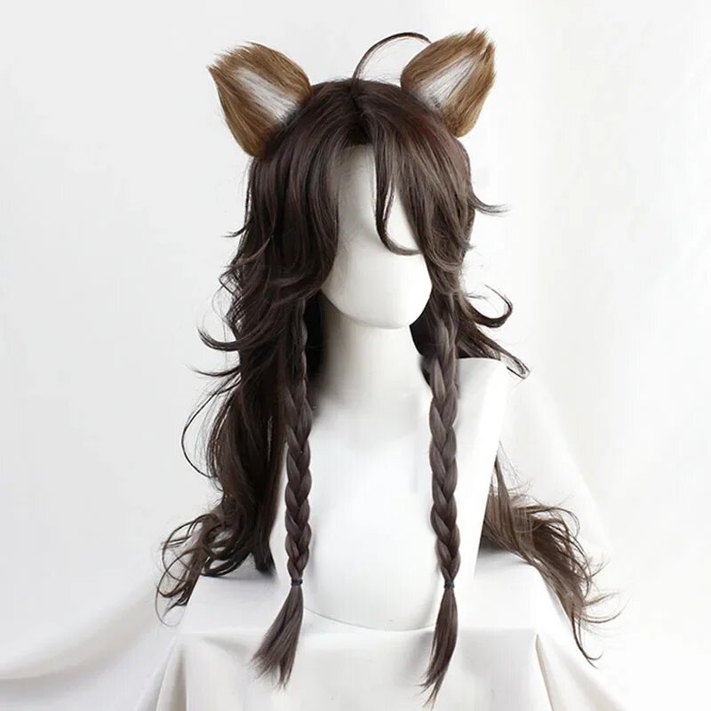 Парик Vil Schoenheit для косплея Leona wig ear(80cm)