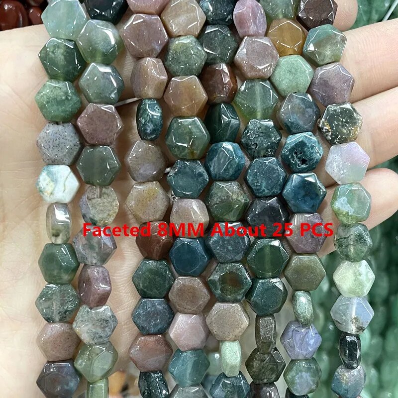 Индийские агаты, круглые бусины SYSRXLR для ювелирных изделий 8MM About 25 PCS