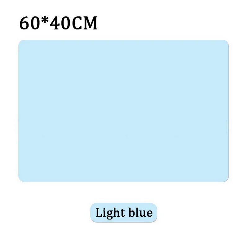 Силиконовый коврик 60x40 см, голубой