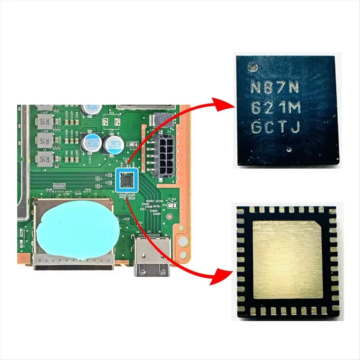 Микросхема NB7N621M QFN-38 для /X XSS XSX