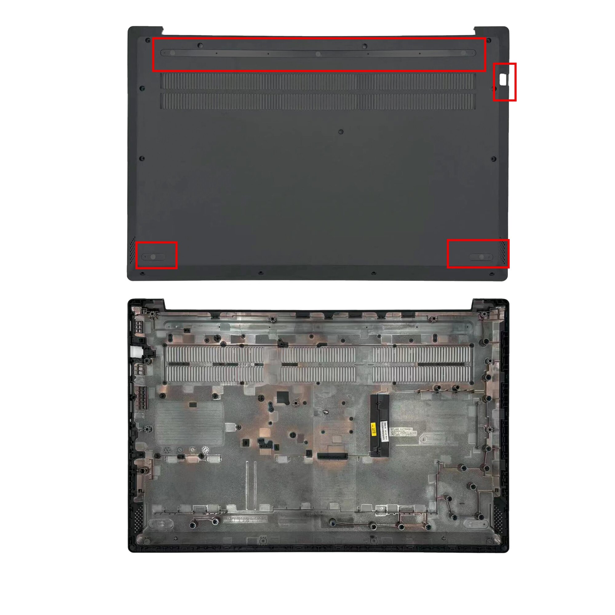 Lenovo Ideapad L340-17IRH, крышка нижней части, черная, D Cover 2