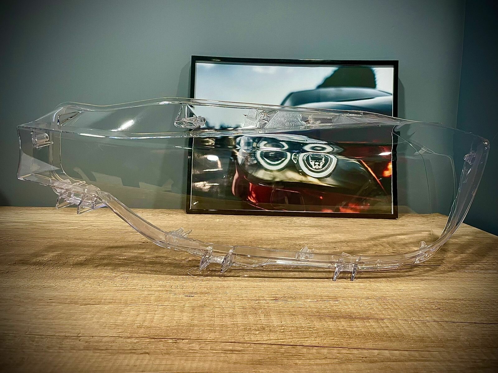 Стекло фары BMW 3 F30 2011-2016 xenon Zkw левое