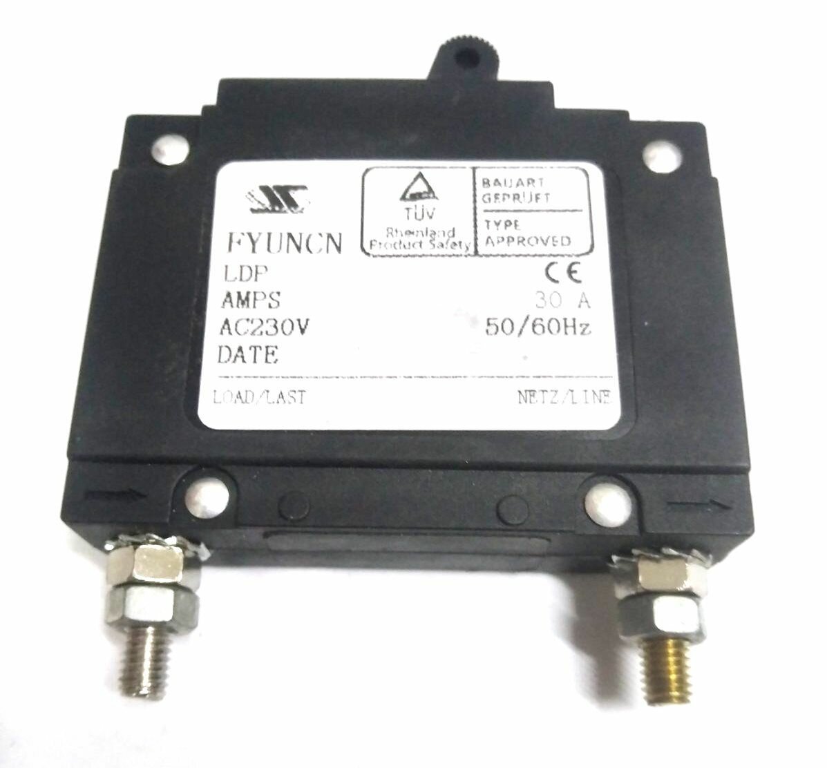 Автомат / Выключатель / Переключатель 30A 230V для бензогенератора / электростанции от 4 кВт