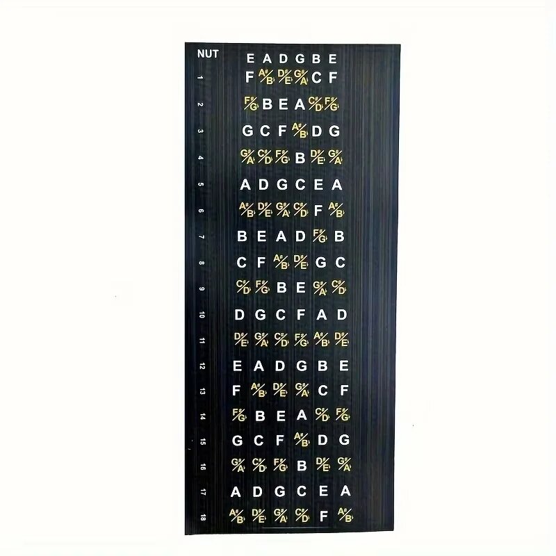 Наклейки на гриф гитары Miwayer с нотами Guitar Sticker 1pcs