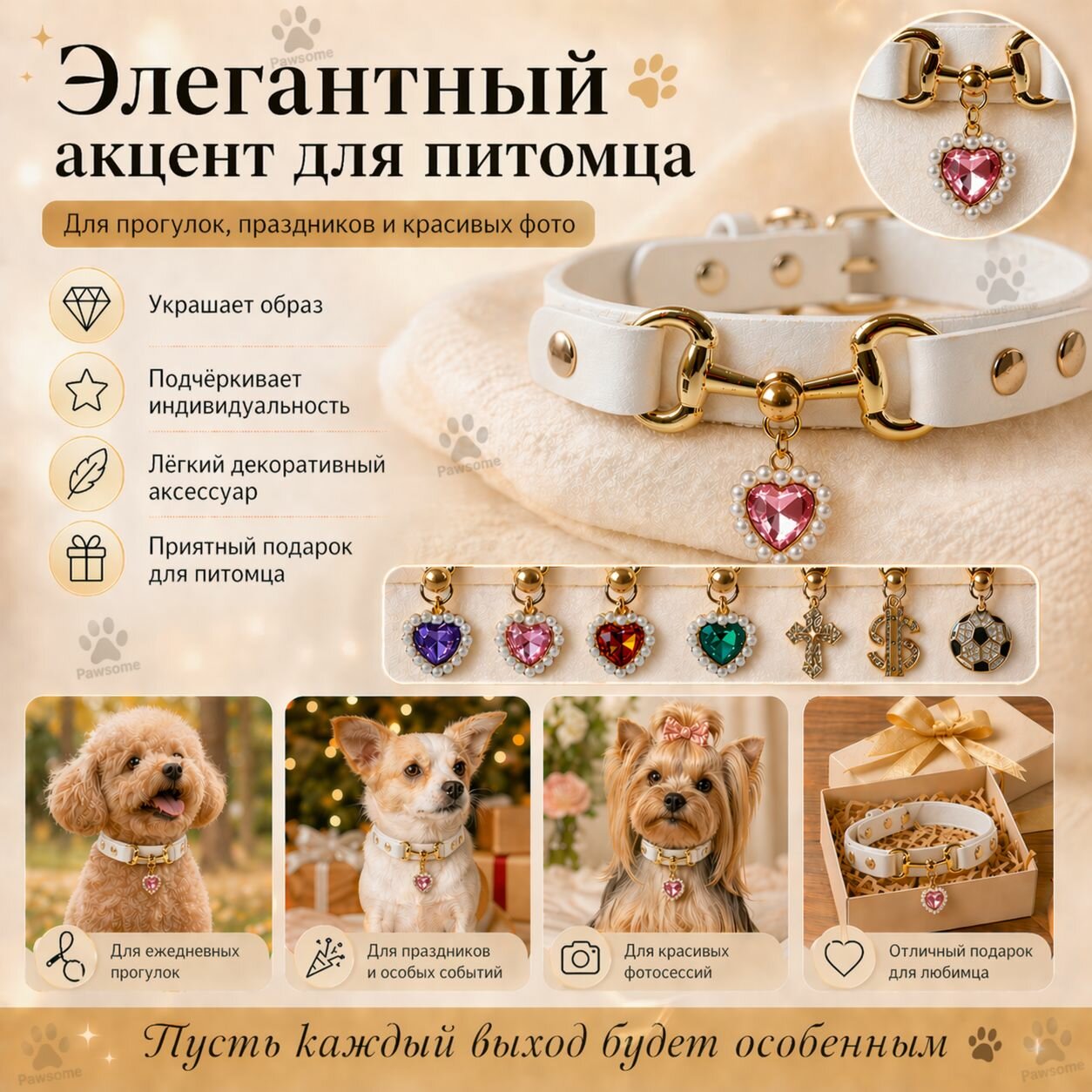 Брелок-ошейник для собак и кошек с перстнем и камнем, люксовый аксессуар для питомца ошейник для собак ошейник для кошек аксессуар для питомца брелок