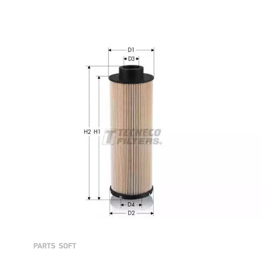 Фильтр топливный от официального дистрибьютора, TECNECO FILTERS, артикул GS09670E