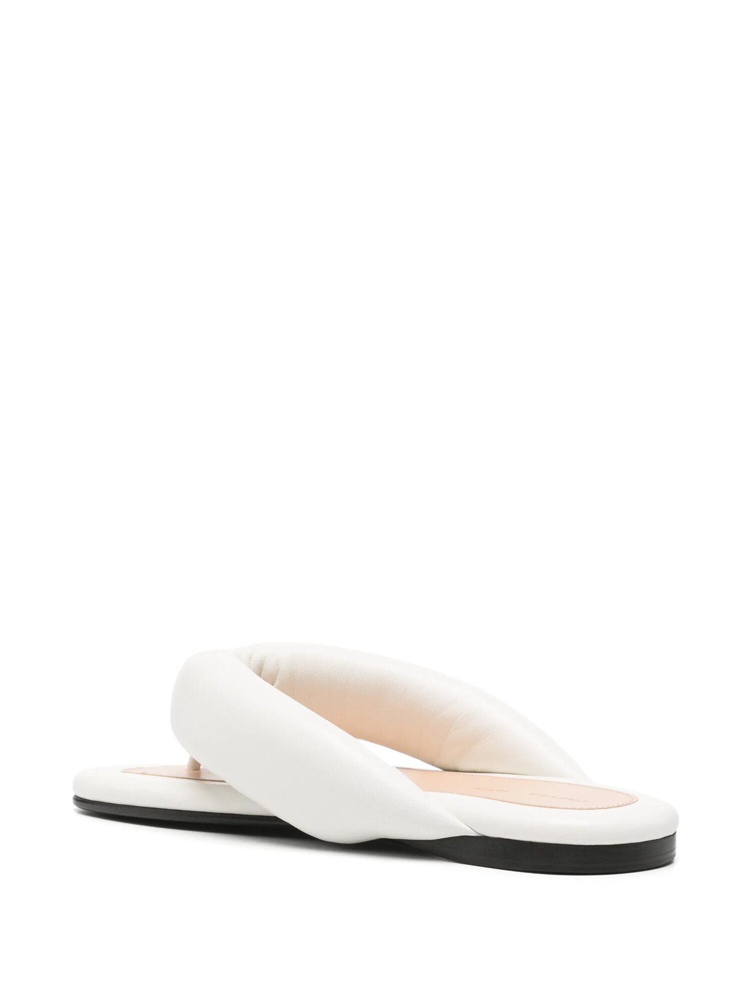 Босоножки Carven Padded leather sandals, размер 41, бежевый/белый — фото 1