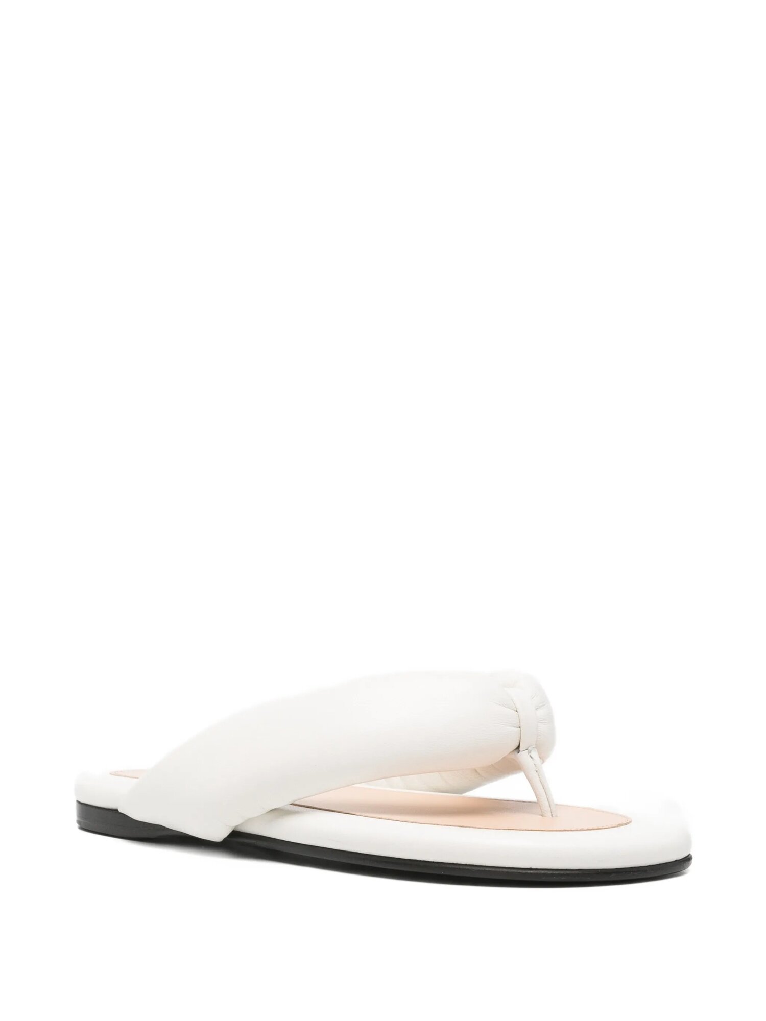Босоножки Carven Padded leather sandals, размер 41, бежевый/белый — фото 1