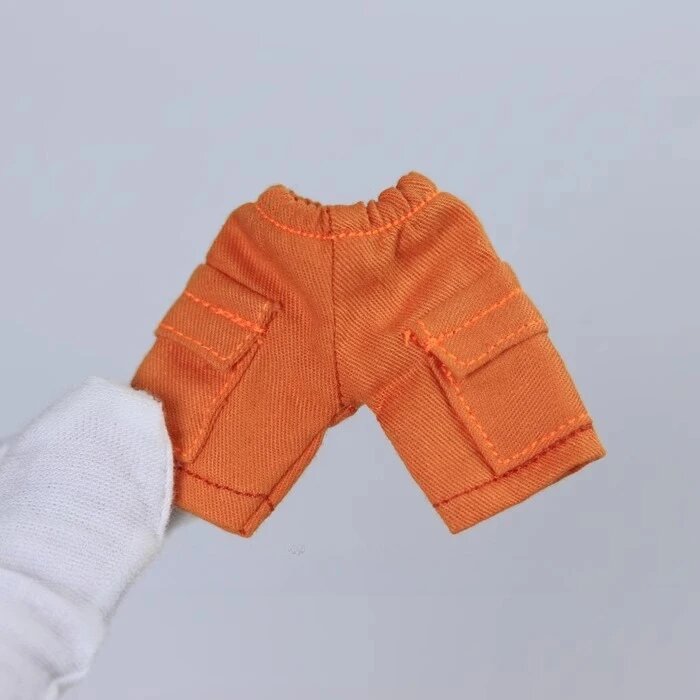 Кукла 1/12 Notaman Come4arts Body Рабочая одежда Шорты Оранжевый, A-SHORTS