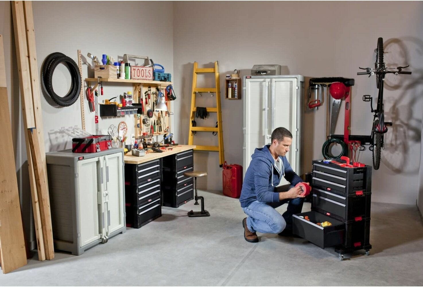 Ящик KETER 2 Drawer tool chest system 17199303 — фото 1
