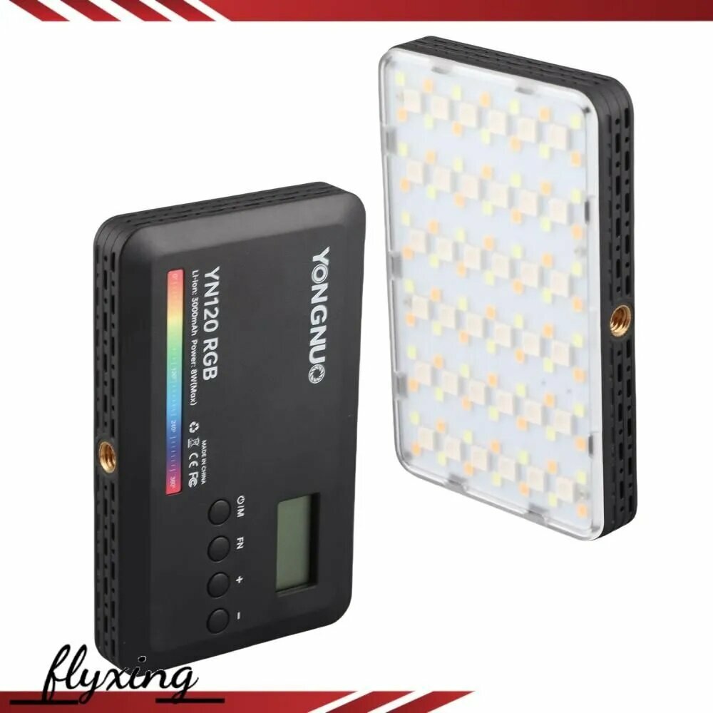 YONGNUO YN120, портативная RGB лампа для фотографии, для создания контента в студии и на улице
