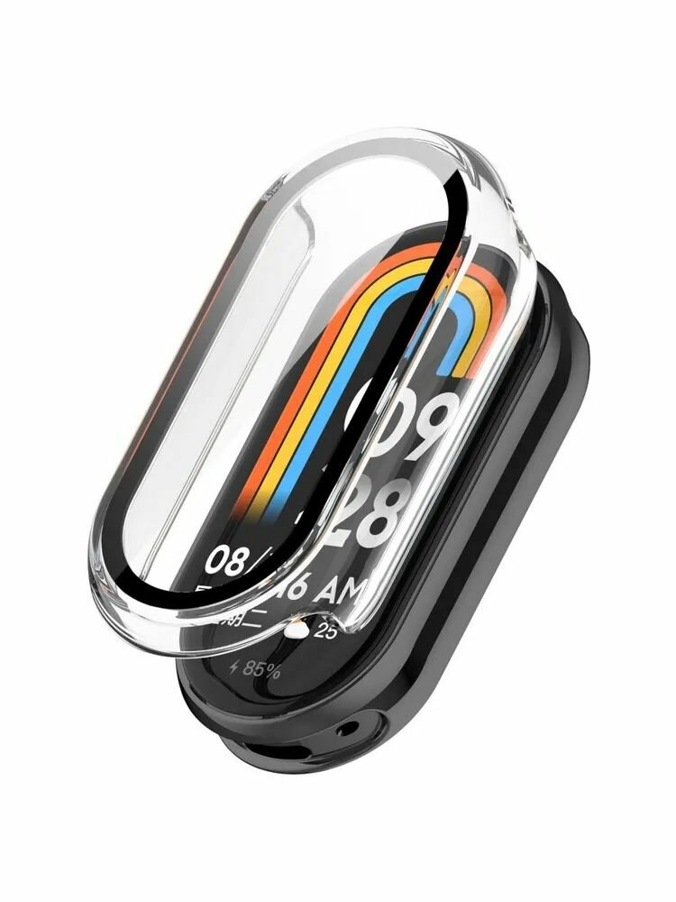 Защитный чехол бампер для Xiaomi Mi Band 10 с противоударными свойствами, Функция хранителя экрана, твердая оболочка