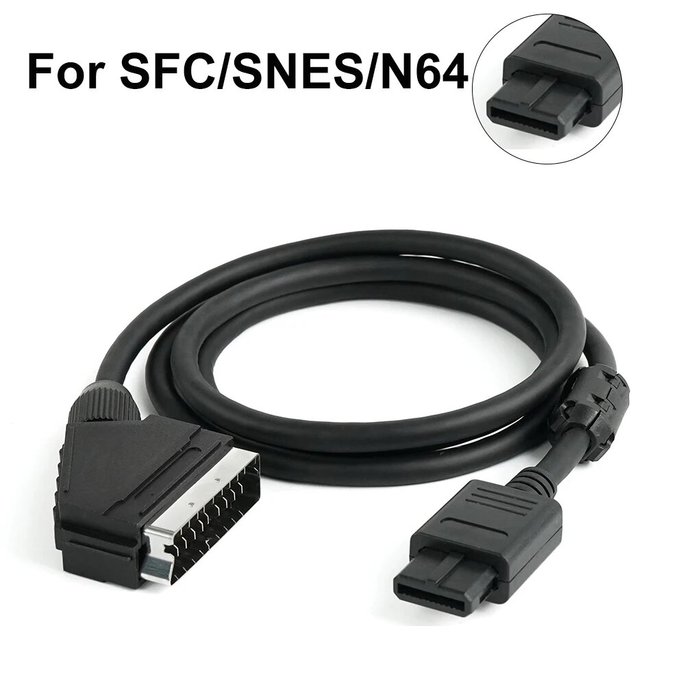 SCART кабель для N64/SNES/SFC