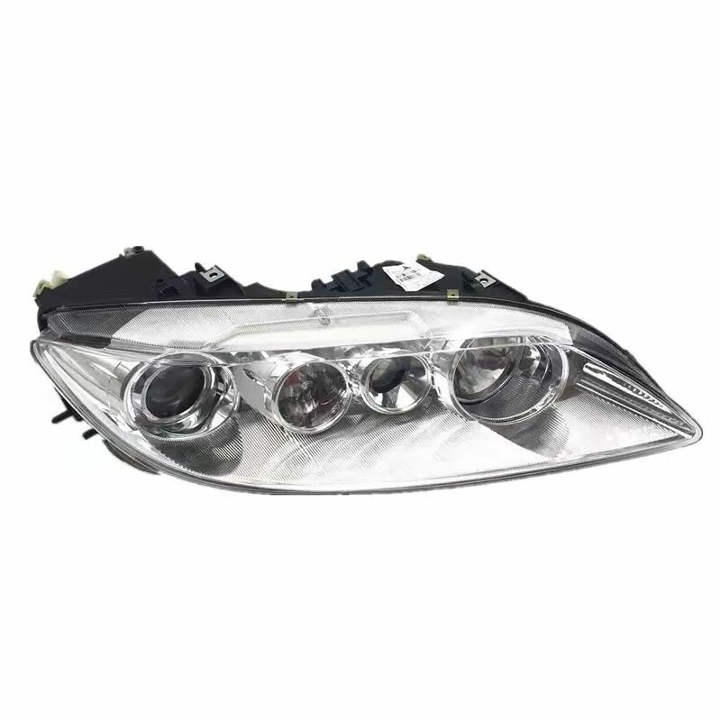 Фара передняя правая на Mazda 6 в кузове GG 2002- С ПТФ хромированная