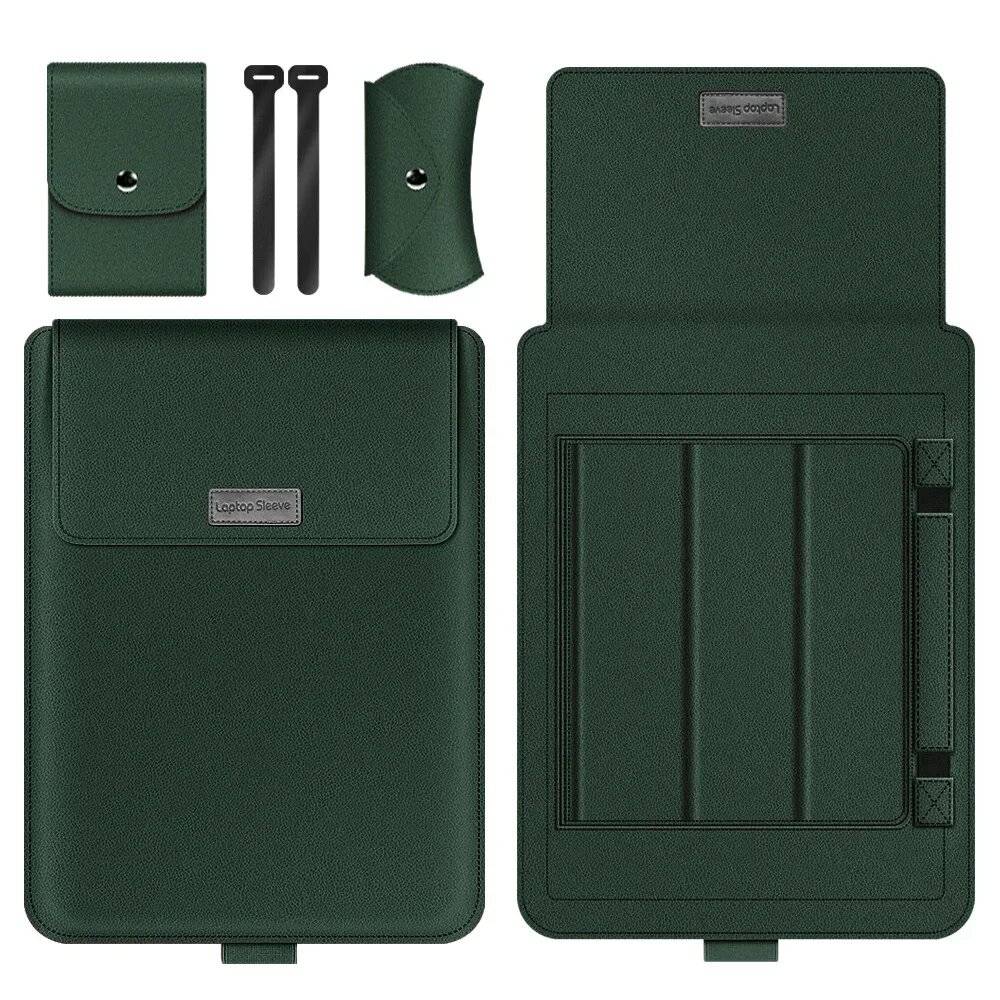 Сумка для ноутбука MapleStory, искусственная кожа, 13-16 дюймов 13-14 inch, Dark Green Set