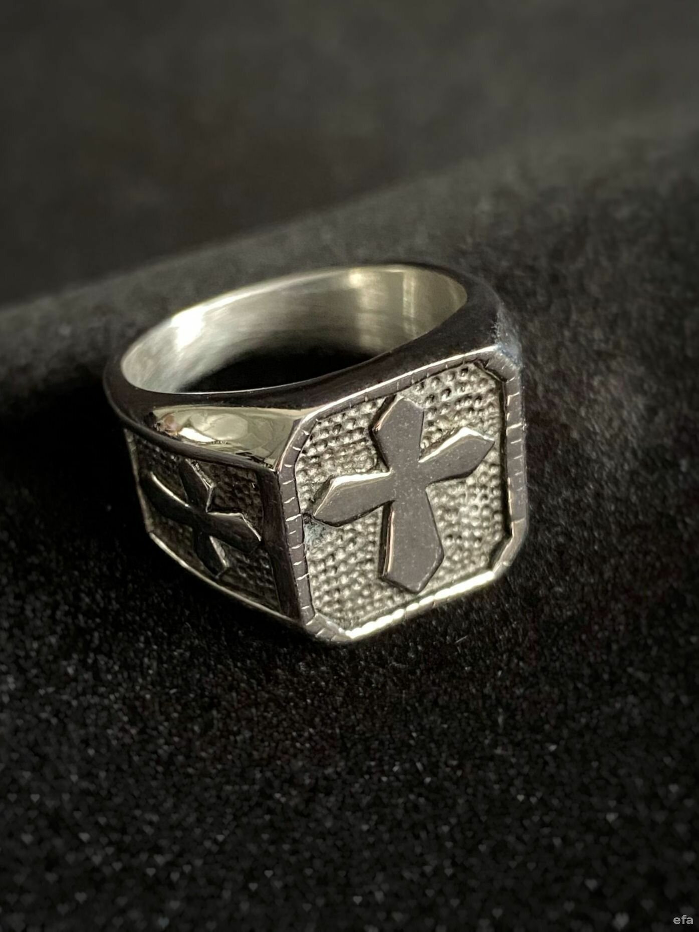 Печатка, размер 23, Silver — фото 1