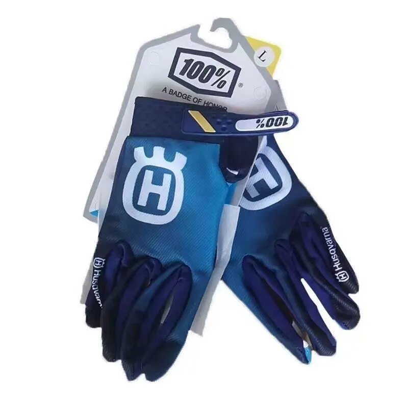 Husqvarna Мотоперчатки, размер: XL, цвет: синий