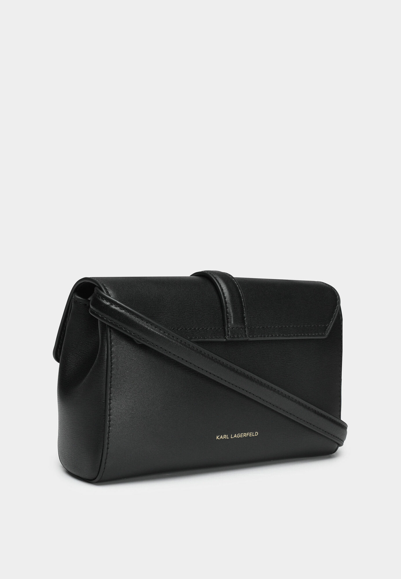 Сумка кросс-боди Karl Lagerfeld AUTOGRAPH, фактура матовая, черный — фото 1