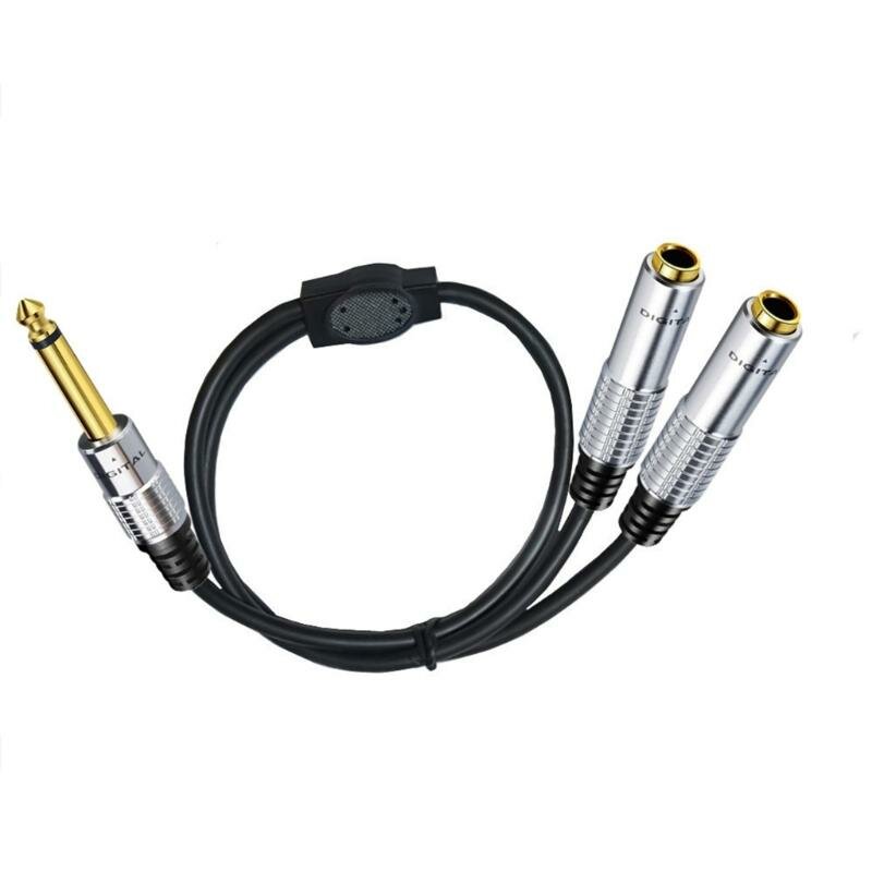 Разветвитель сигнала гитары 6,35 мм (1/4" TRS – 2x 1/4" TS)