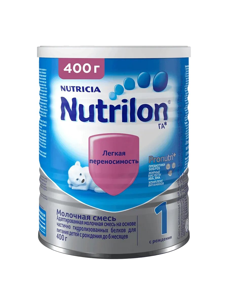 Nutricia Нутрилон 1 ГА Pronutri+ Сухая молочная смесь 0+ 400 г 1 шт