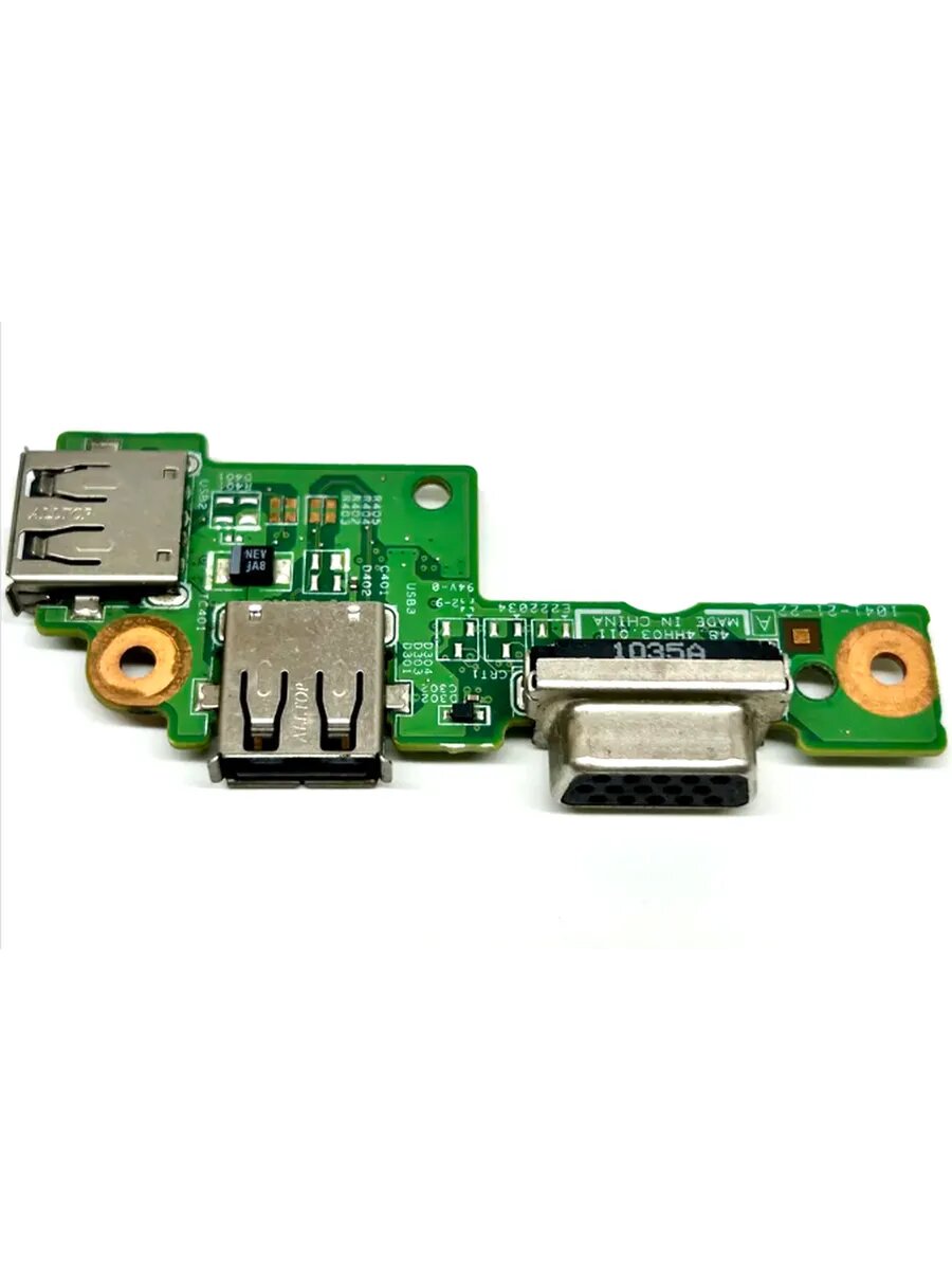 Плата USB разъёмов + VGA разъем для ноутбука Dell Inspiron