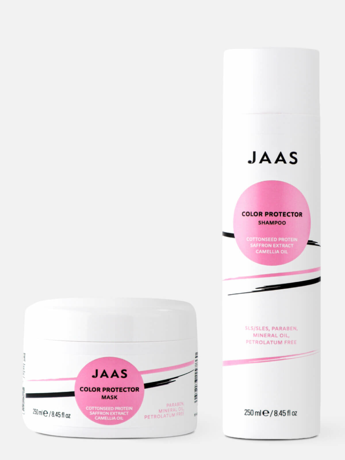 Набор для окрашенных волос (шампунь и маска) Jaas Color Protector, 250 мл + 250 мл