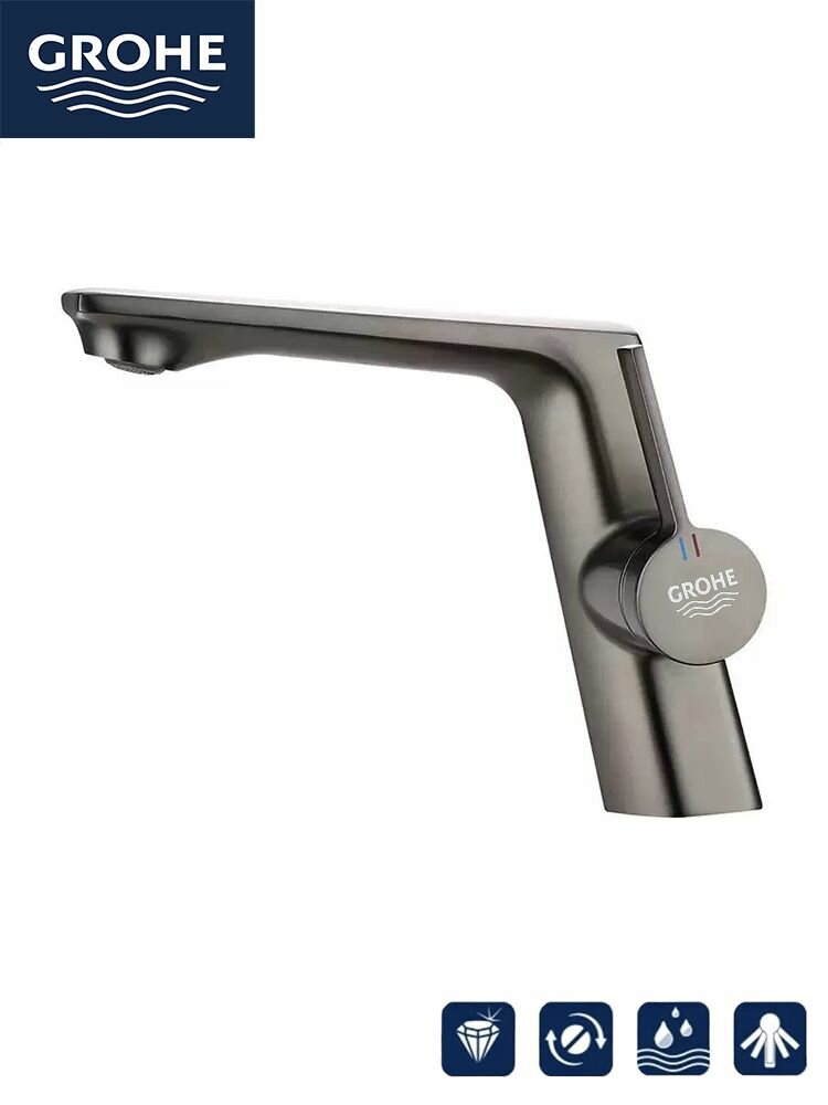 GROHE смеситель для умывальника, смеситель горячей и холодной воды для ванной комнаты
