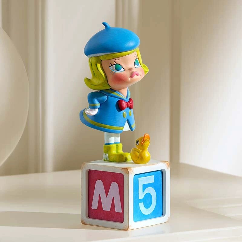 POP MART Molly Homage Classic Unbeatable Molly D Коллекционная фигурка-блинд-бокс, серия Classic Return 2, высота 10.5