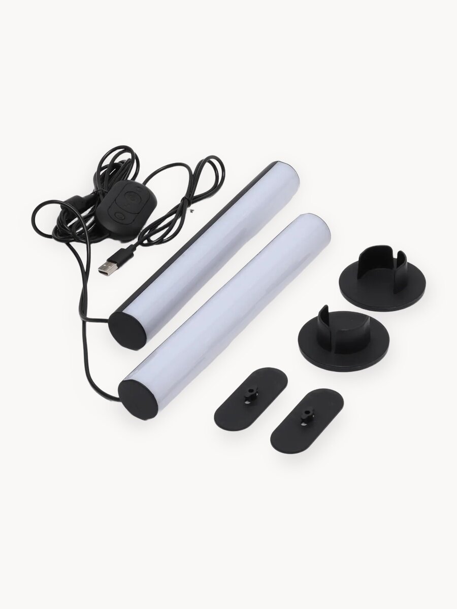 Светодиодная неоновая LED лампа 2 шт. для зоны гейминга подвестка рабочего места SkyLine NEON, управление с телефона, RGB