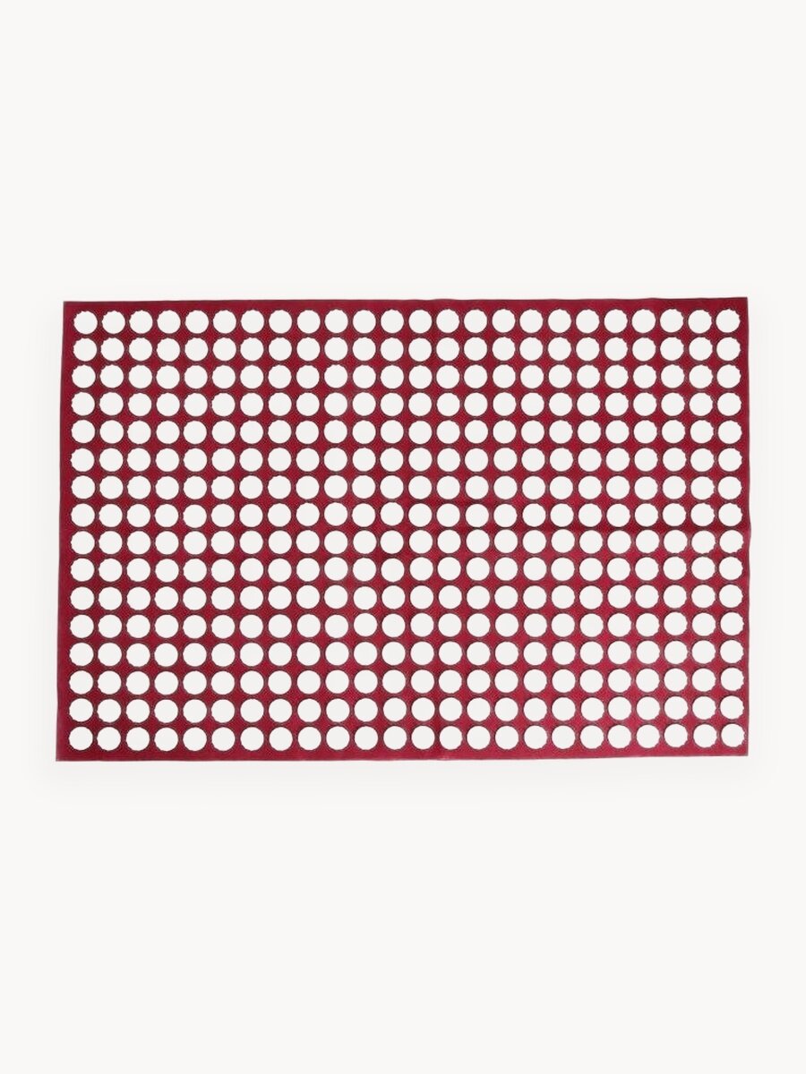 Аппликатор Кузнецова, 384 колючки, спанбонд, красный, 500 x 750 мм