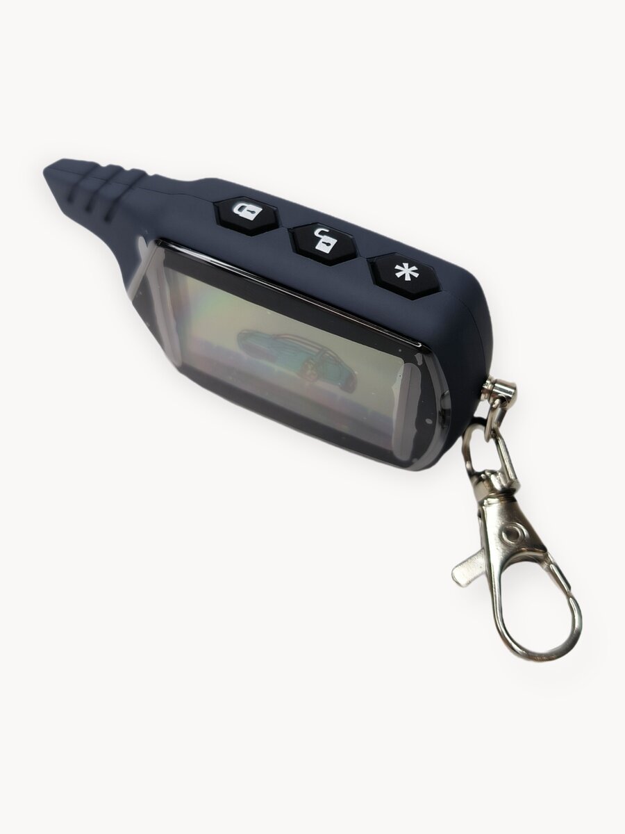 Брелок (совместимый) сигнализации StarLine A91 (Старлайн А91) с жк-дисплеем, с обратной связью.