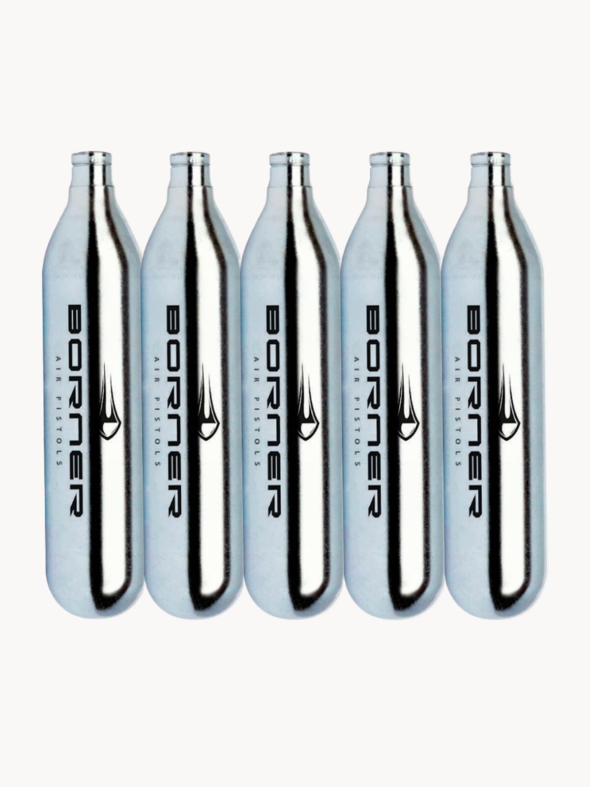 Баллончик для пневматики газовый СО2 "Borner", 12 гр, 5 штук