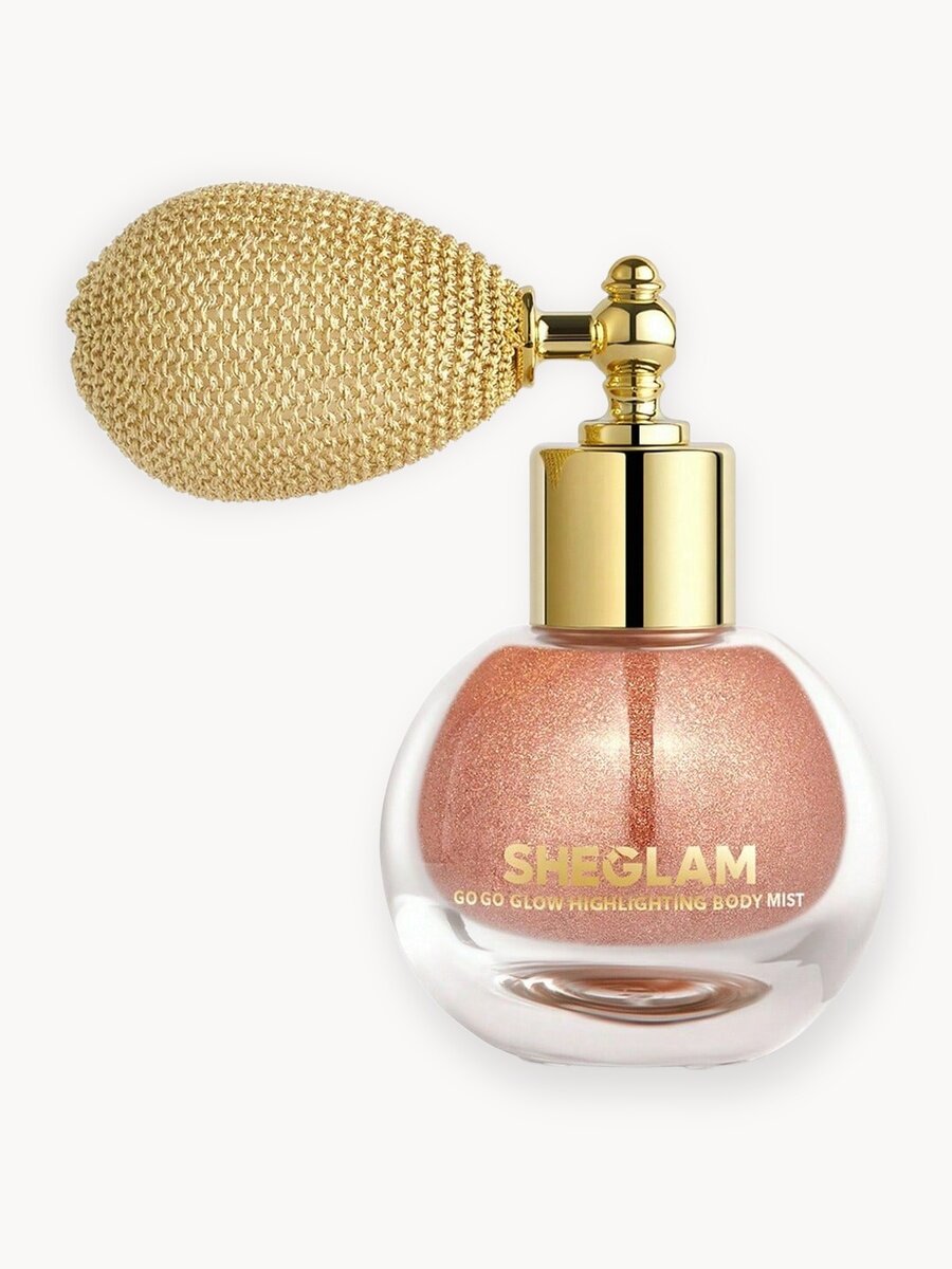 Спрей для тела с хайлайтером SheGlam Go Go Glow Highlighting Body Mist оттенок Crimson Sparkle