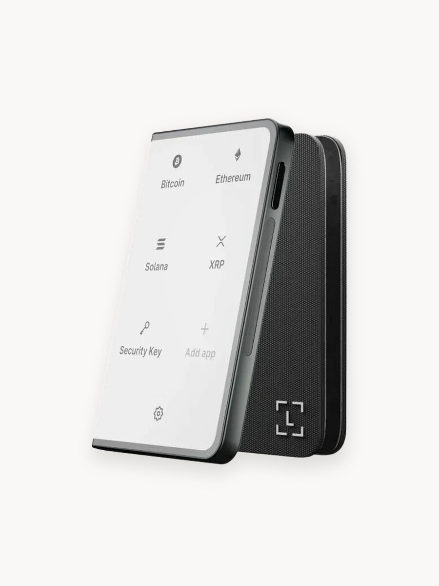 Аппаратный криптокошелек Ledger Stax 2025 + чехол Magnet Shell + Recovery key - от официального реселлера BIP39