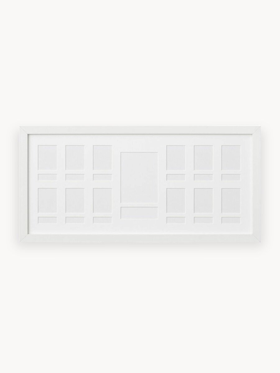 Фоторамка-коллаж 52х25 см белый 13 картин IKEA RIBBA рибба