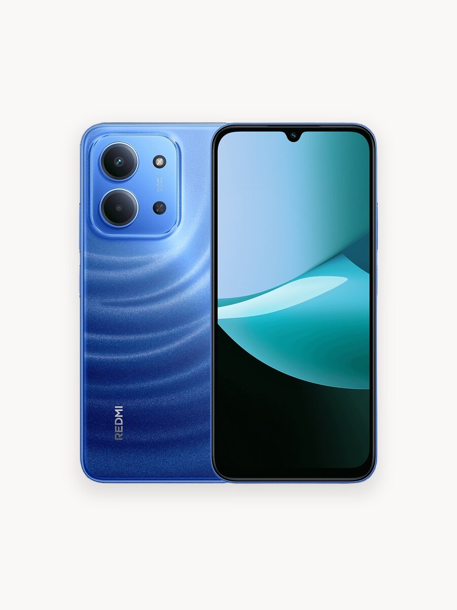 Смартфон Xiaomi Redmi 15C 8GB+256GB Blue, Ростест, NFC, 6.9"