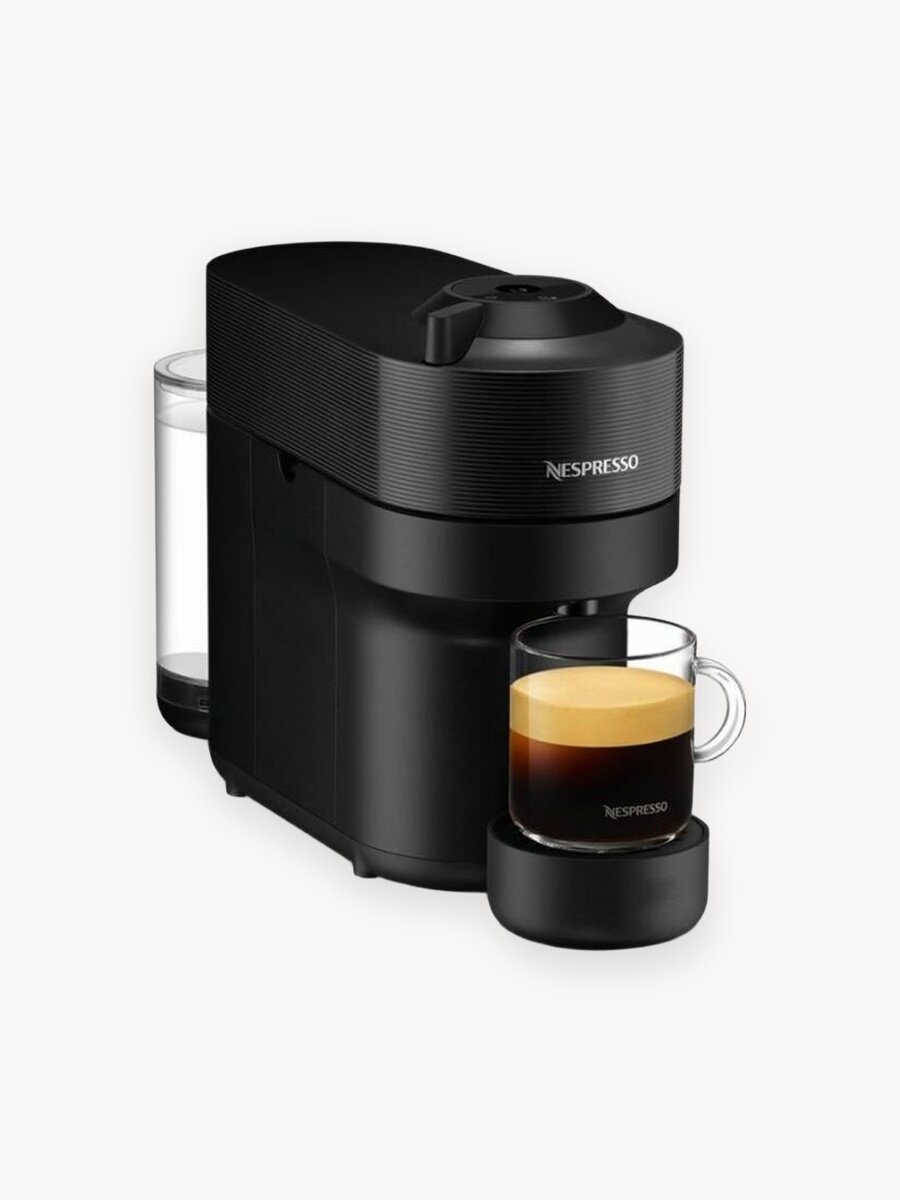 Кофемашина Неспрессо Vertuo Pop, капсульная, 1260 Вт, черная