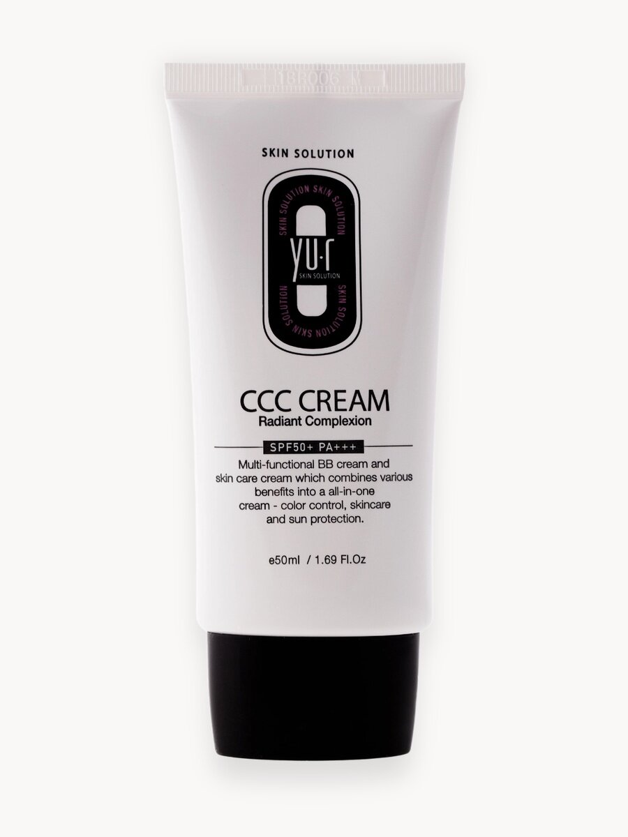 Корректирующий ССС крем для лица Yu.r Skin Solution Radiant Complexion CCC Cream (medium) SPF50+ PA +++, 50 мл.