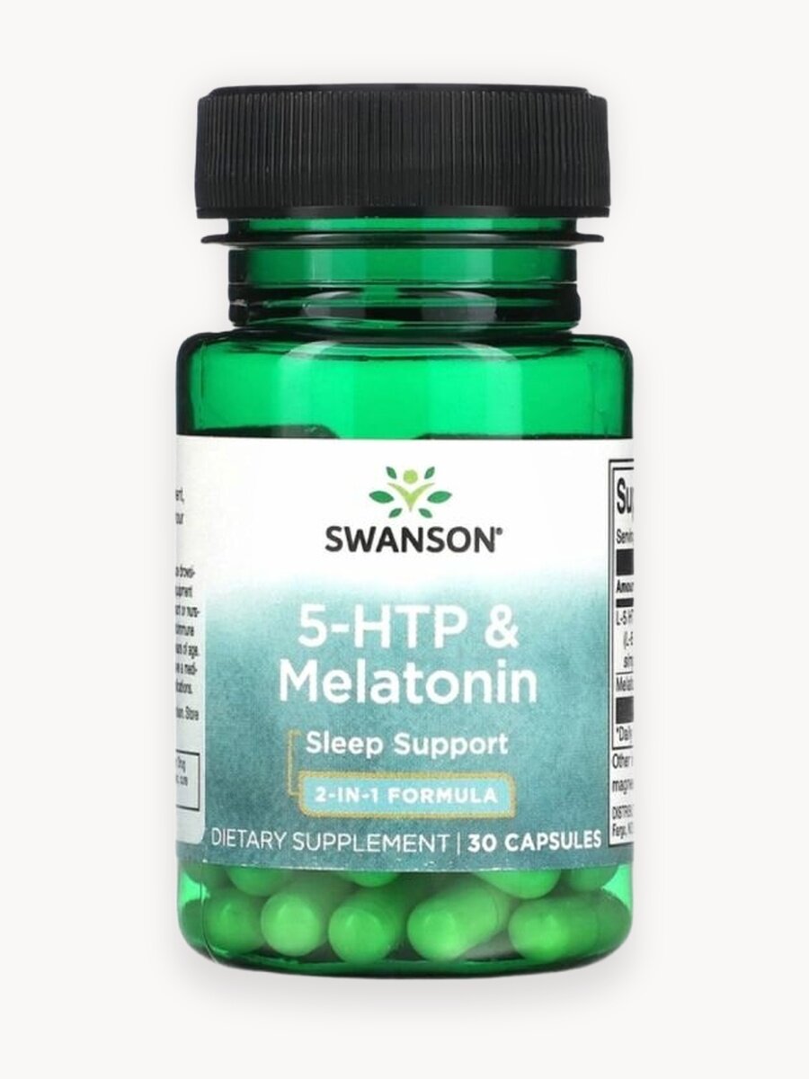 SWANSON Ultra 5-Htp & Сон 30 капсул