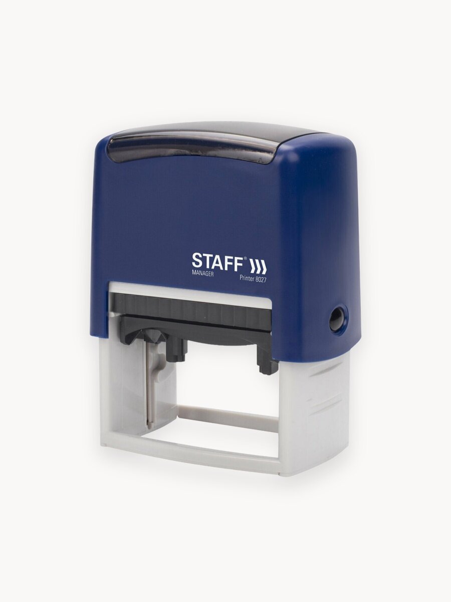 Штамп самонаборный 8-строчный Staff, оттиск 60х40 мм, Printer 8027, Кассы В Комплекте, 237430