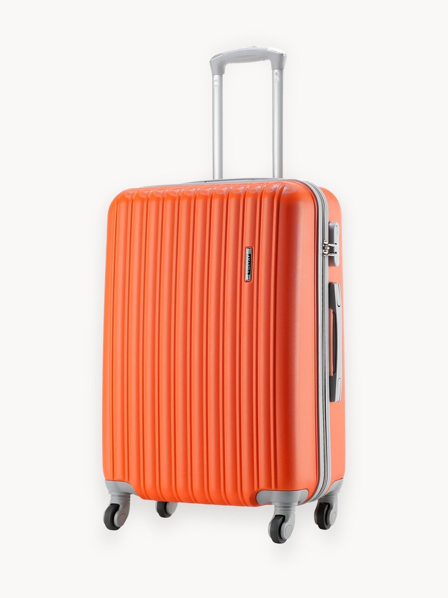 Чемодан ANANDA, 35 л, размер S, оранжевый