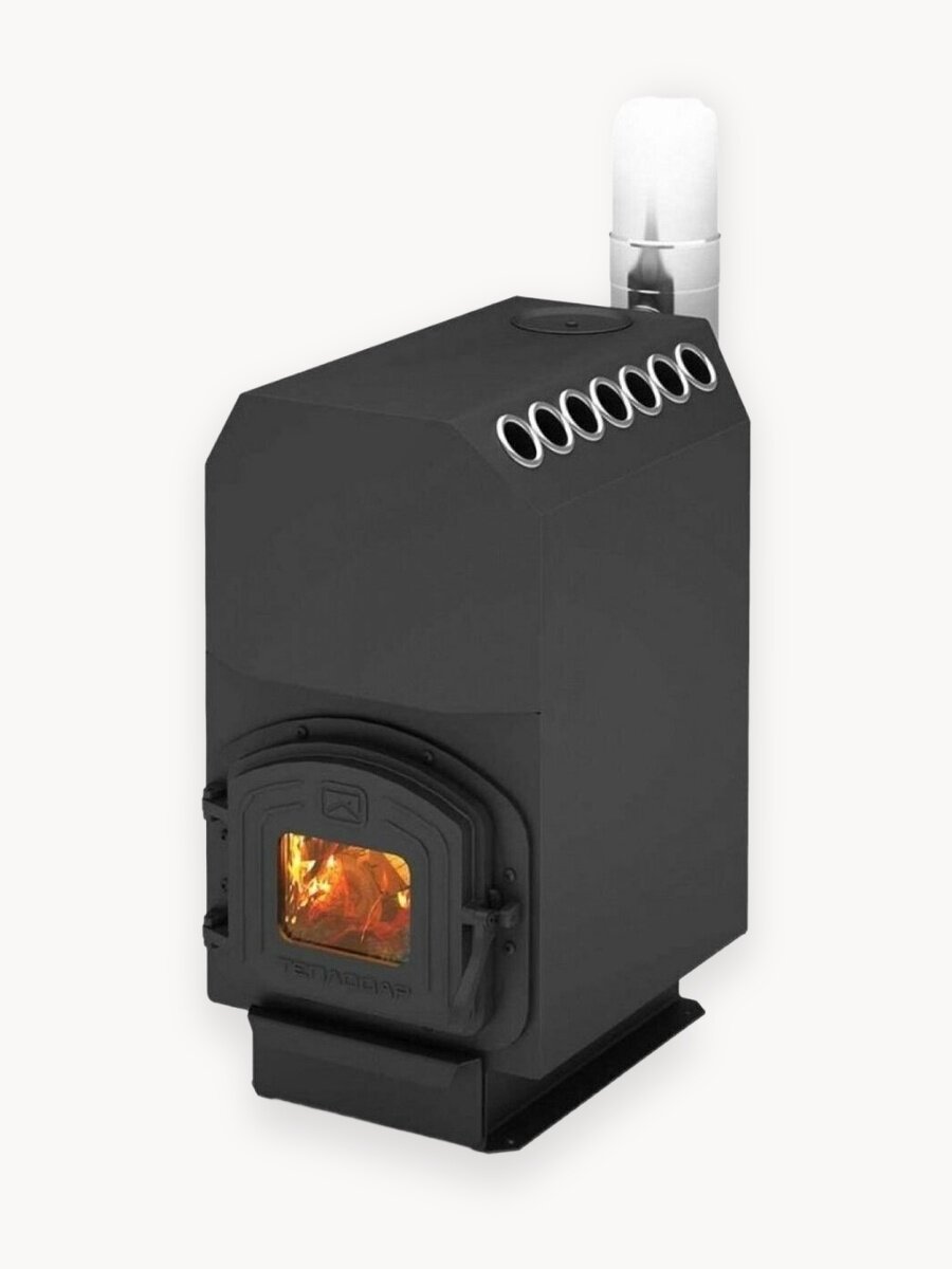 Отопительная печь Теплодар ТОП-модель-140 с чугунной дверцей