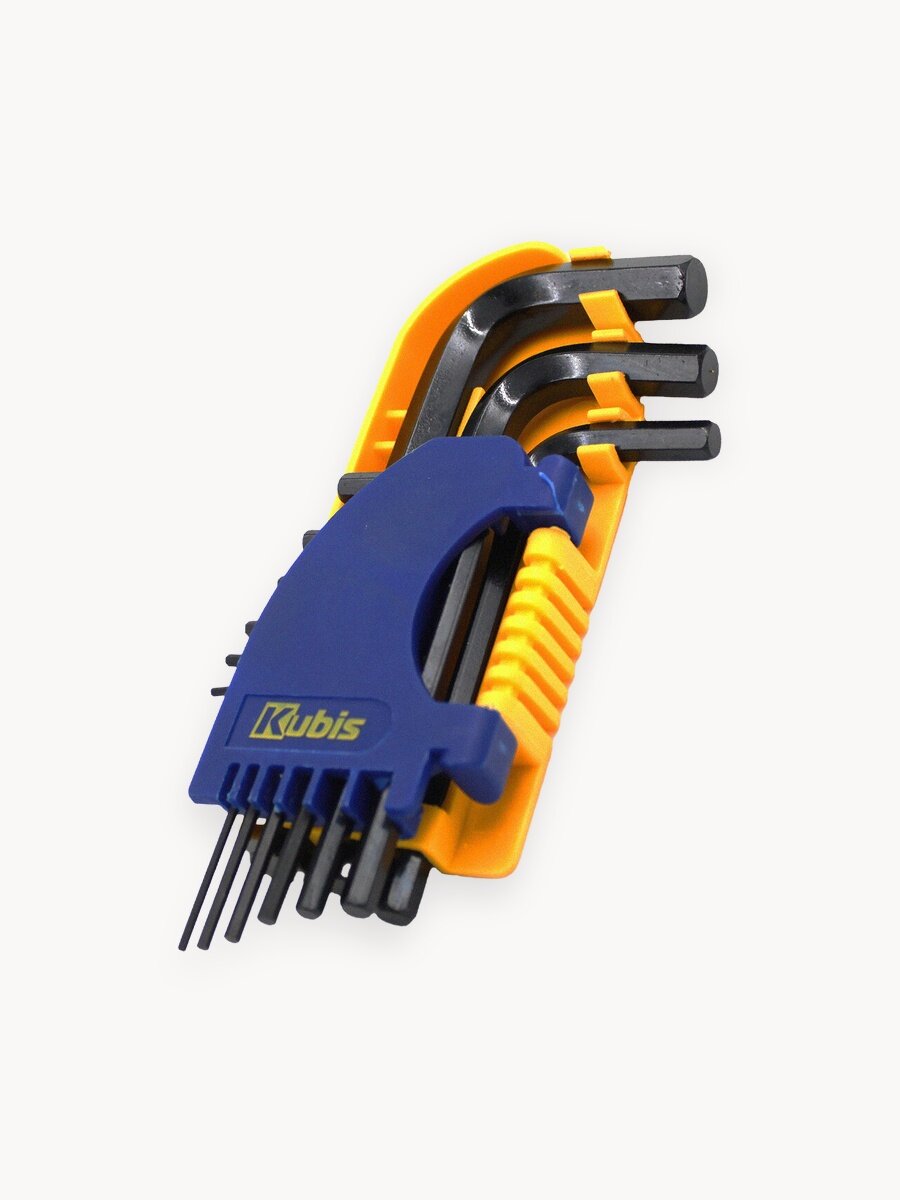 Набор шестигранников, шестигранных ключей, 9 шт, CrV, 1.5-10мм