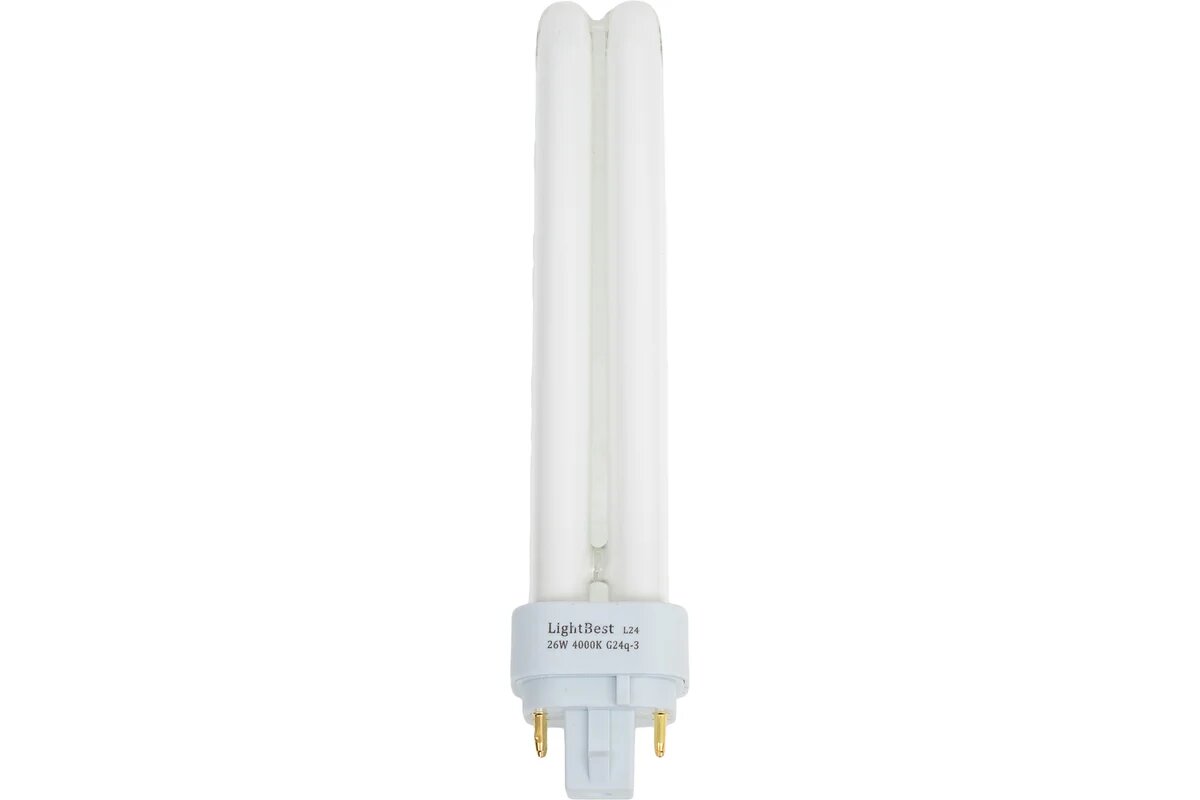LightBest лампа люминесцентная lbl d/e 71004 26W 4000K G24q-3 701071004 для офиса