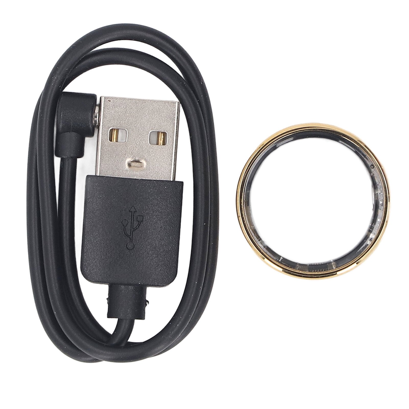 Умное кольцо IP68, водонепроницаемое, с несколькими спортивными режимами, шагомером и счетчиком калорий, фитнес-трекер для занятий спортом Gold 11. Размер: внутренний диаметр: 20,6 мм / 0,8 дюйма, окружность: 64,6 мм / 2,5 дюйма.