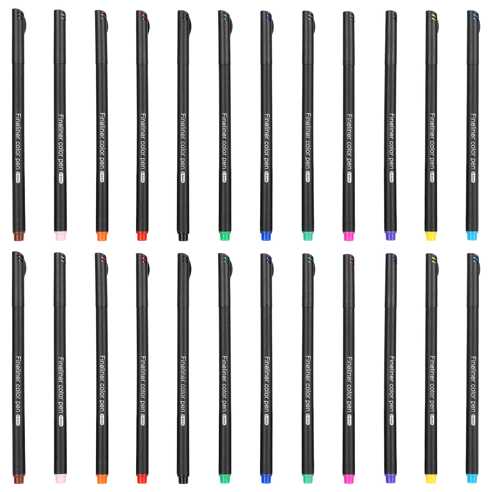 Цветные ручки для рисования тонким кончиком 0,4 мм, маркеры для журналов, линер, аксессуары для рисования