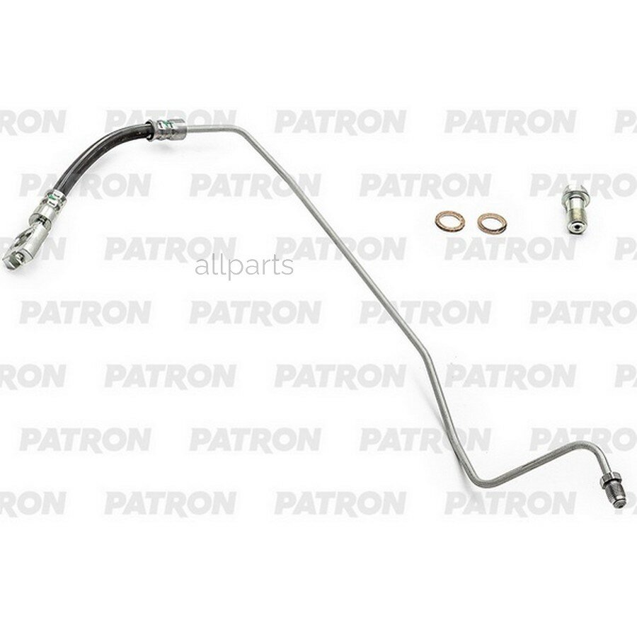PATRON PBH0225 Шланг тормозной задн прав AUDI: A6 (4B, C5) /Avant/ 1.8 07.97-01.05