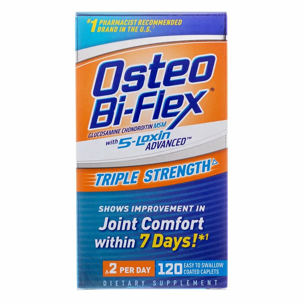 Остео би-флекс / Osteo Bi-Flex Triple Strength Tablets таблетки массой 1680 мг 120 шт